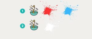 🎨 Mezcla colores para hacer color LILA【PASO a PASO】
